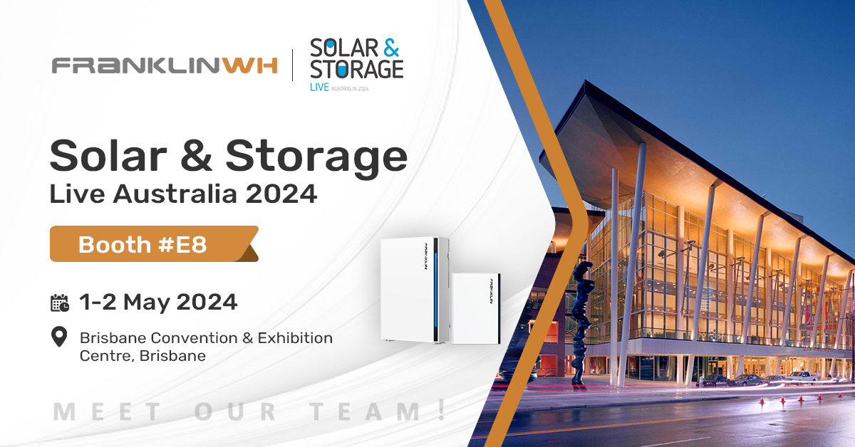 Solar & Storage Live Australia 2024 | FranklinWH-AU
