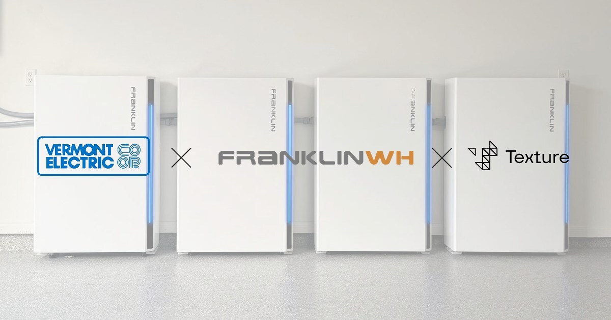 FranklinWH Named One of the First Approved Battery Partners in Vermont ...